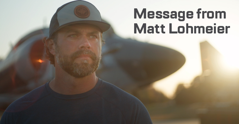 Message From Matthew Lohmeier | STARRS