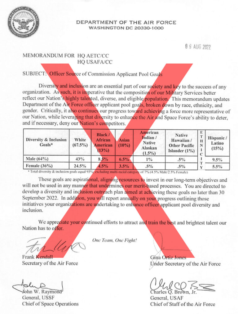 DAF releases memorandum on Revocation of Officer Source of Commission ...