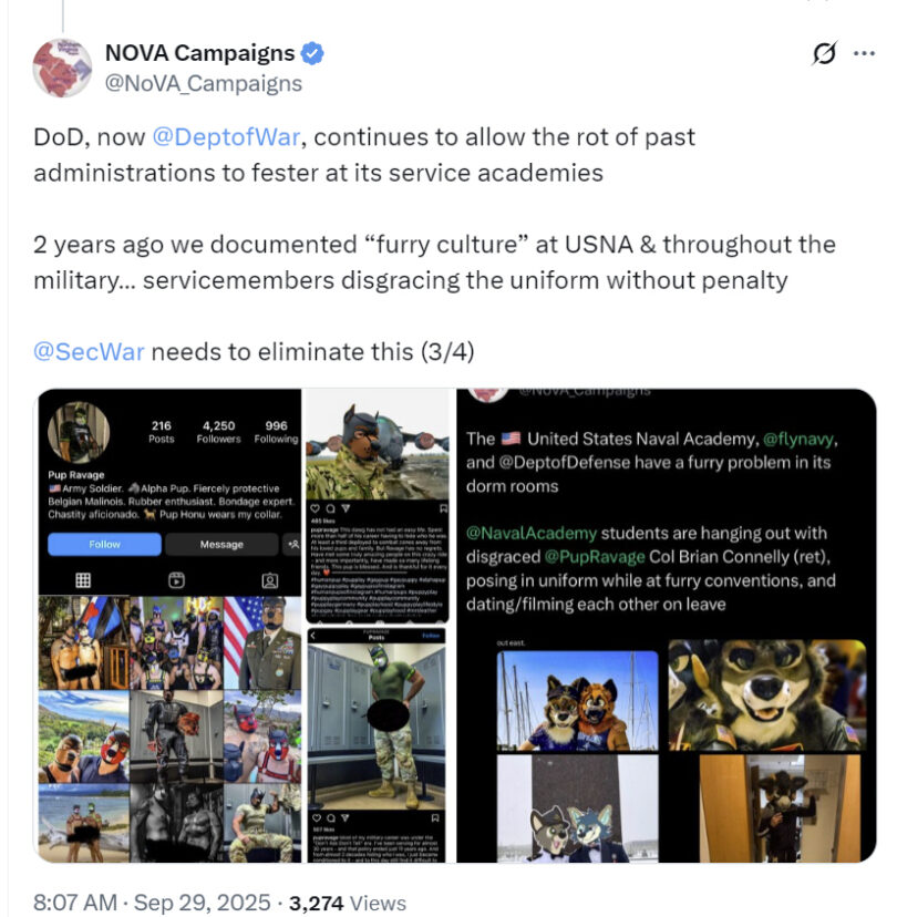 Disgraced Pup Fetish Colonel Resurfaces As a Naval Academy Midshipman's ...