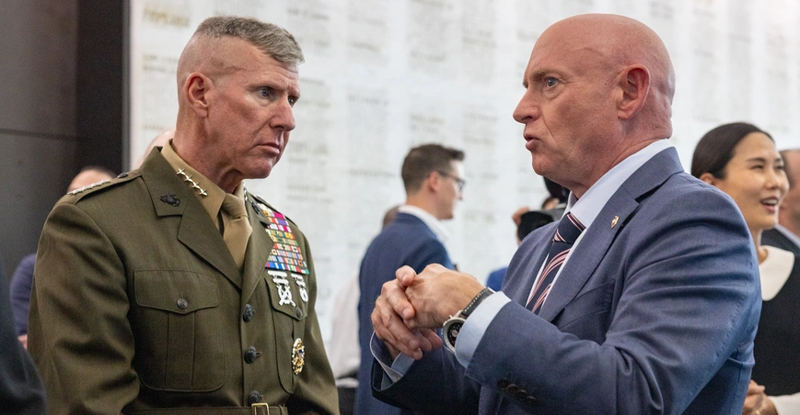 Pete Hegseth Takes Action Against Sen. Mark Kelly, Who Egged On ...