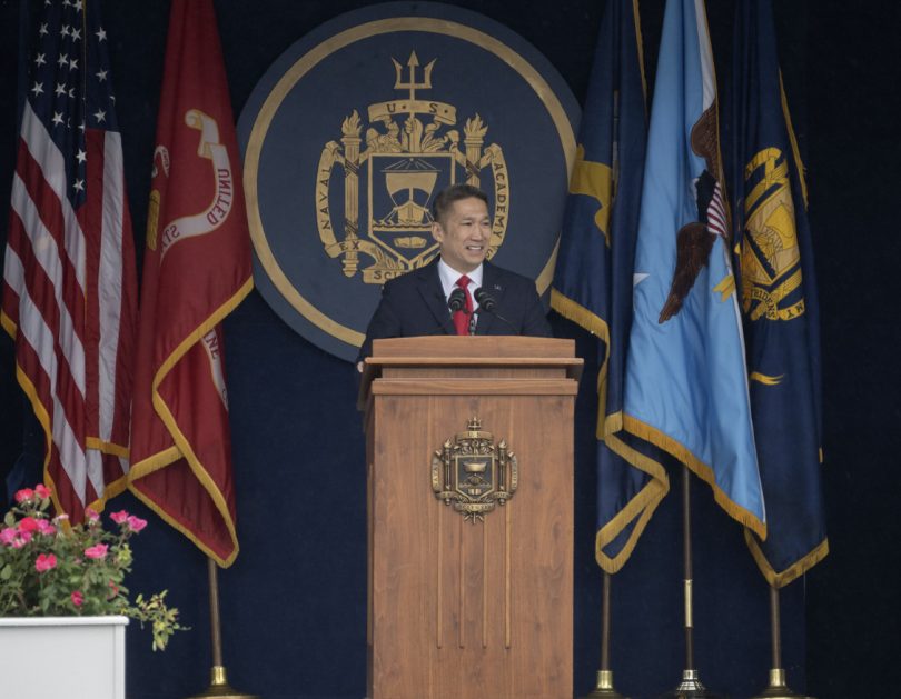 SECNAV signs USNA son's commission on graduation day | STARRS